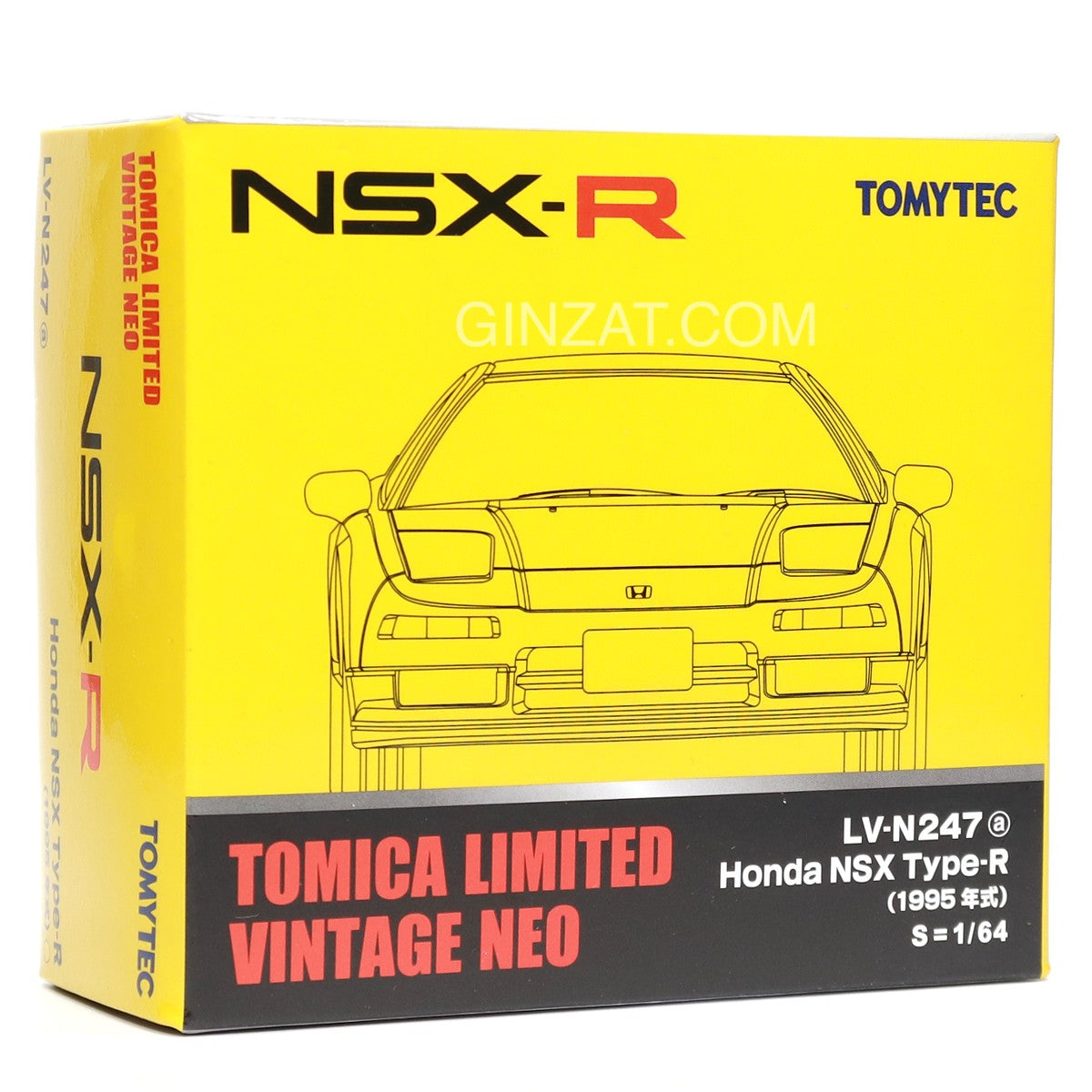 HONDA NSX Type R 95’ Yellow, Tomica Limited Vintage Neo diecast model ...