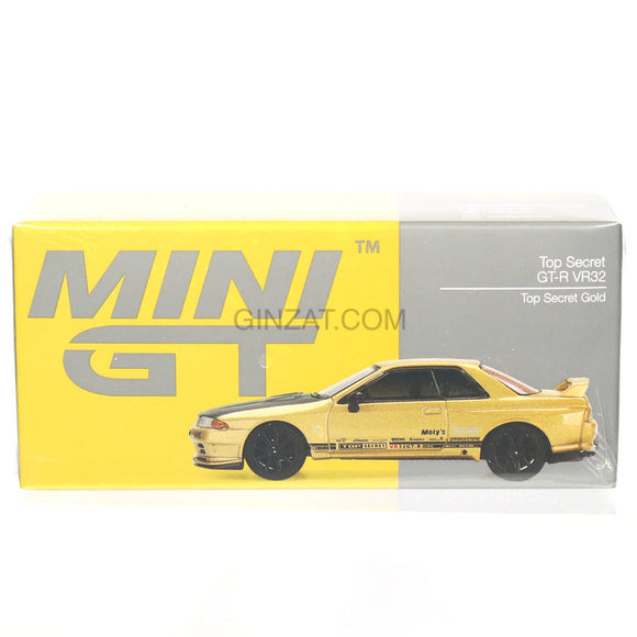 Top Secret NISSAN Skyline GT-R VR32 Top Secret Gold, Mini GT No.431 di ...