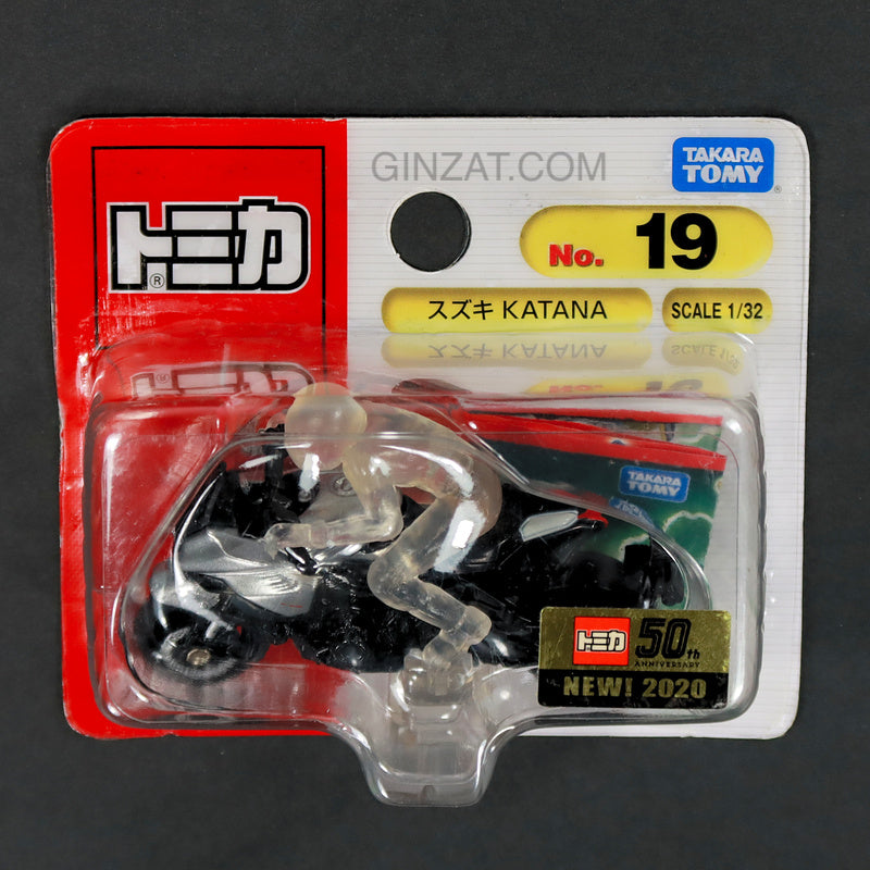 Suzuki Katana, Tomica No.19 diecast motorcycle (Blister Pack) – GINZAT