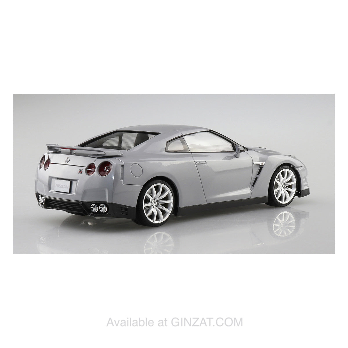 NISSAN R35 GT-R '14 Ultimate Metal Silver, Aoshima 1/24 Pre-Painted Mo ...