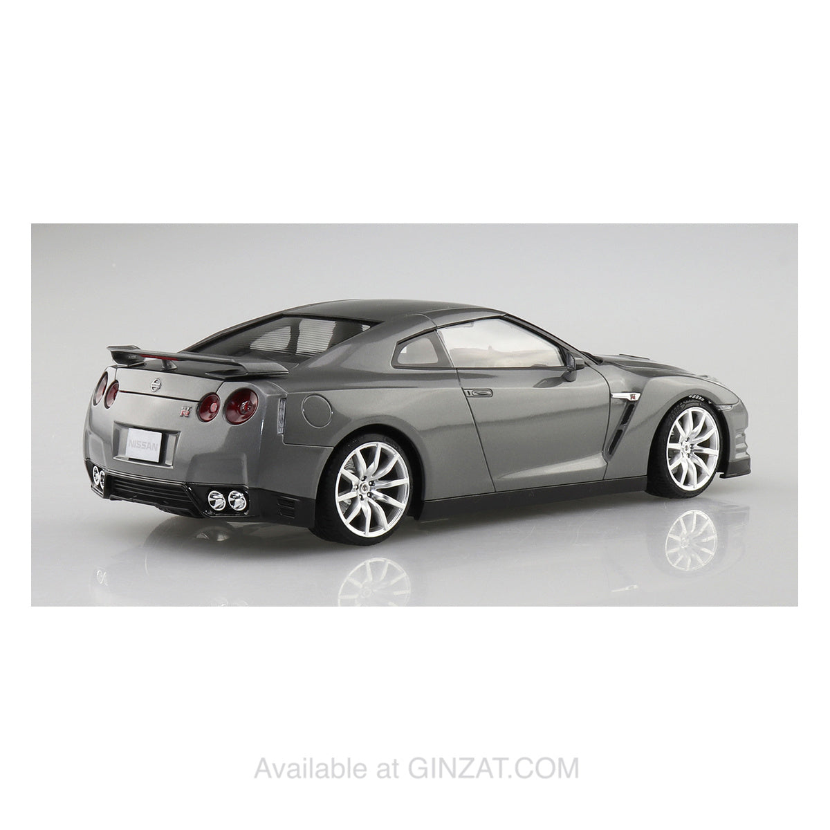 NISSAN R35 GT-R '14 Dark Metal Gray, Aoshima 1/24 Pre-Painted Model Ki ...