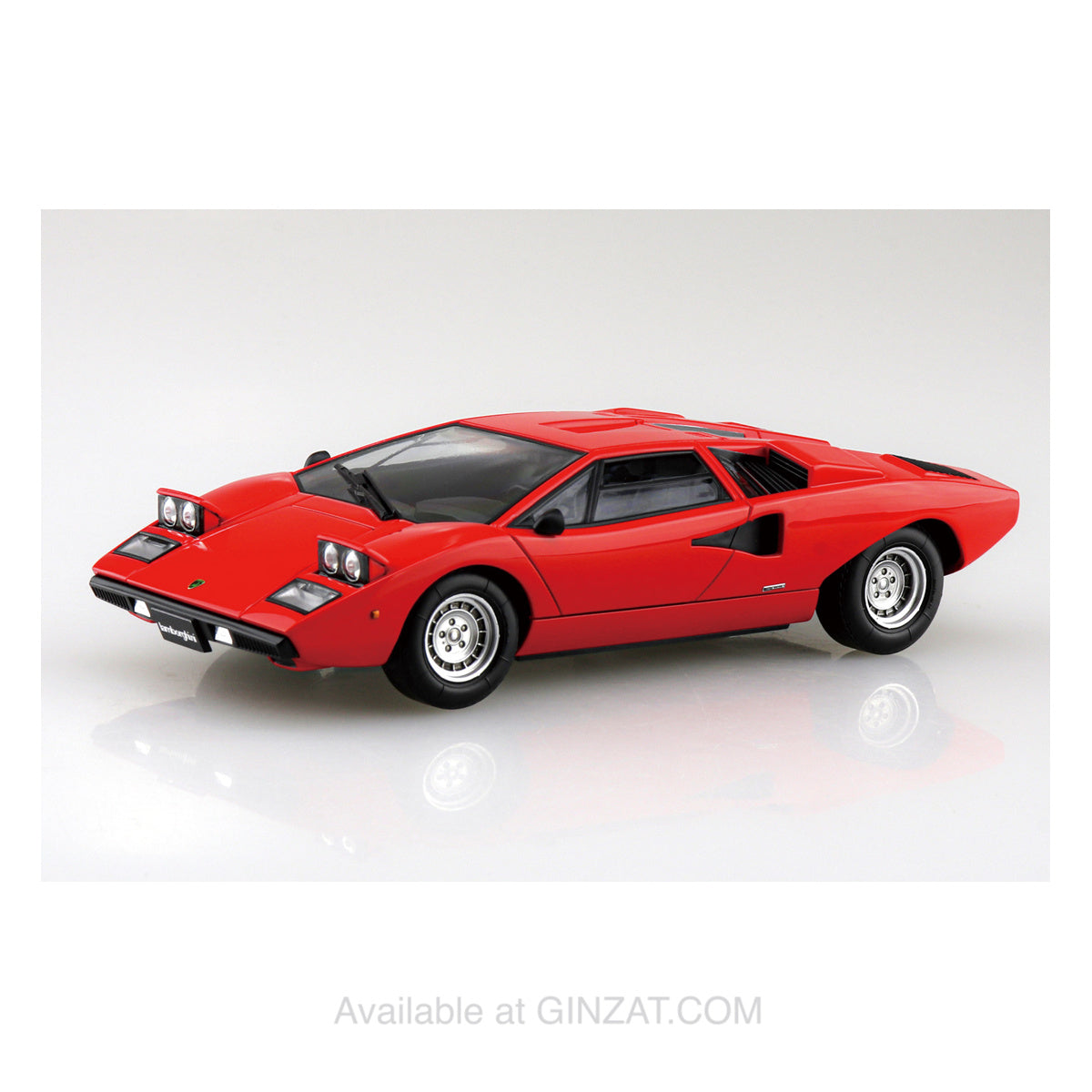 Lamborghini Countach LP400 (Red), The Snap Kit, Aoshima Plastic Model ...
