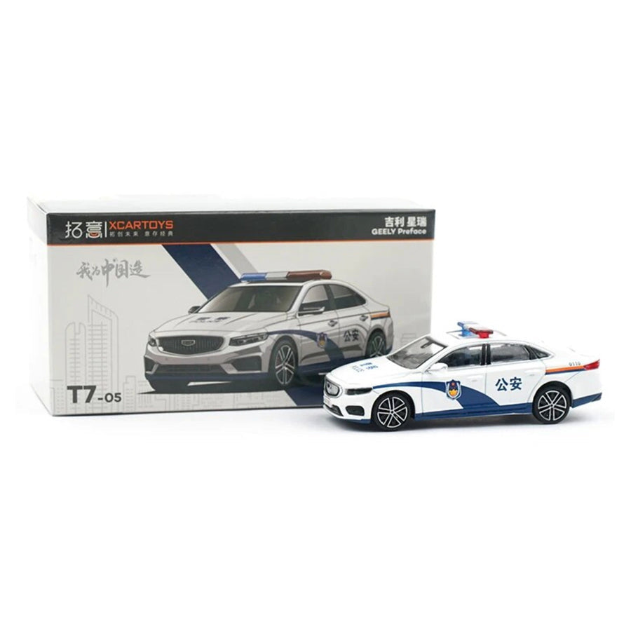 GEELY Preface China Police, XCARTOYS diecast model car – GINZAT