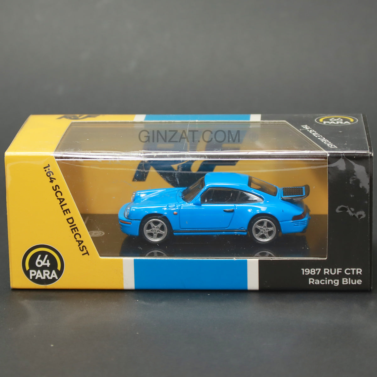 1987 RUF CTR Racing Blue RHD, PARA64 diecast model car – GINZAT