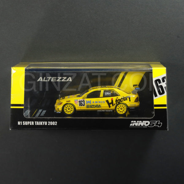 Toyota Altezza RS200 #163 H Factory N1 Super Taikyu 2002 INNO64 1/64 ...