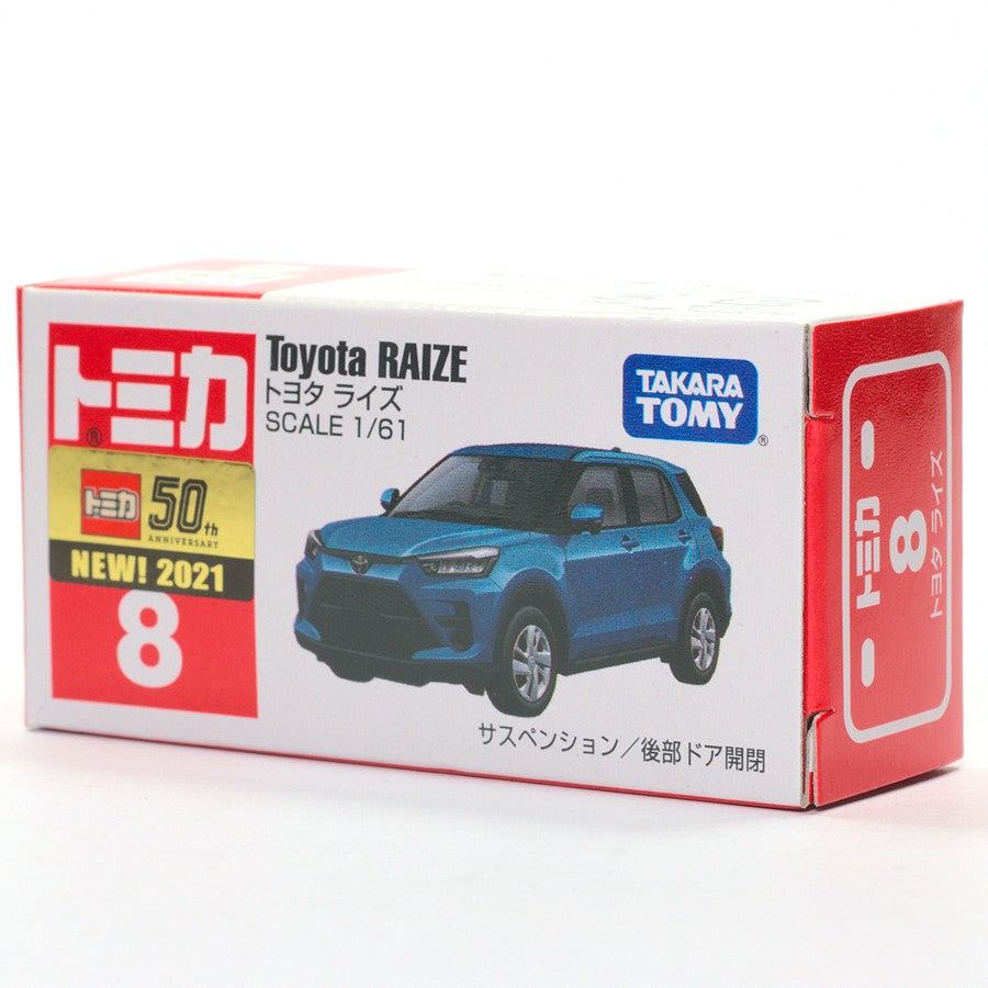 TOYOTA Raize Tomica No.8 diecast model – GINZAT