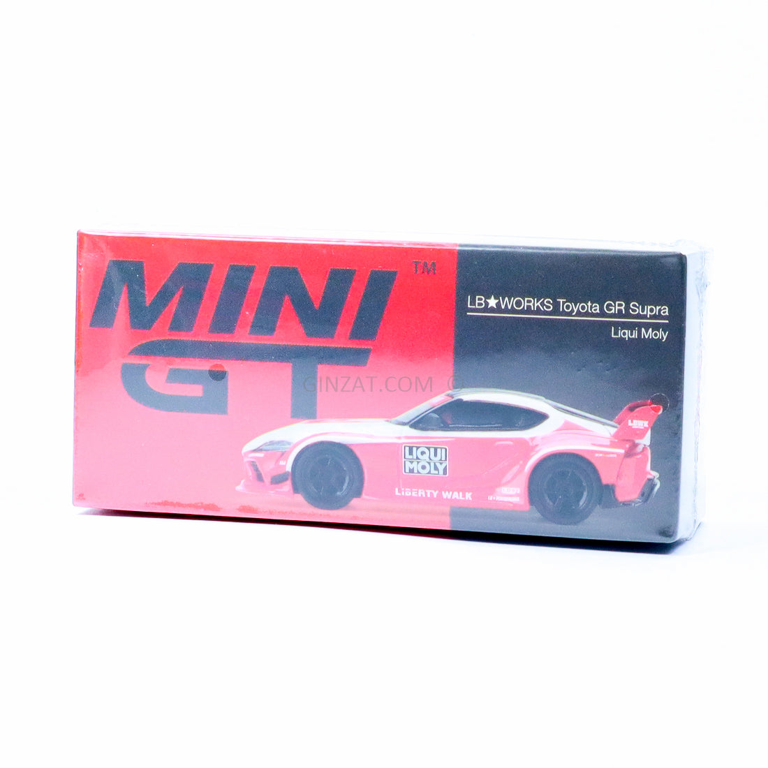 LB WORKS TOYOT GR Supra Liqui Moly, MINI GT 290 diecast model car – GINZAT